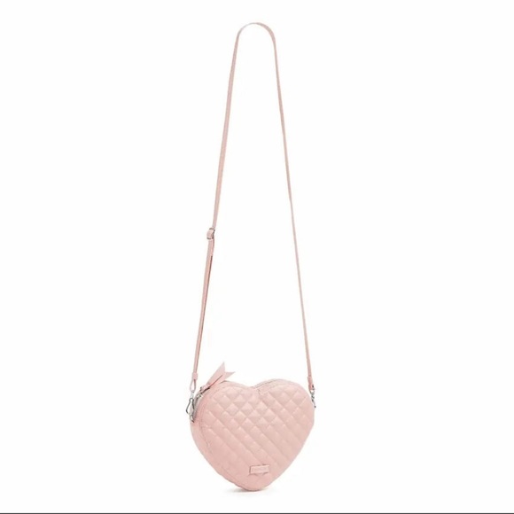 Vera Bradley | Bags | Nwt Vera Bradley Pink Heart Shaped Crossbody ...